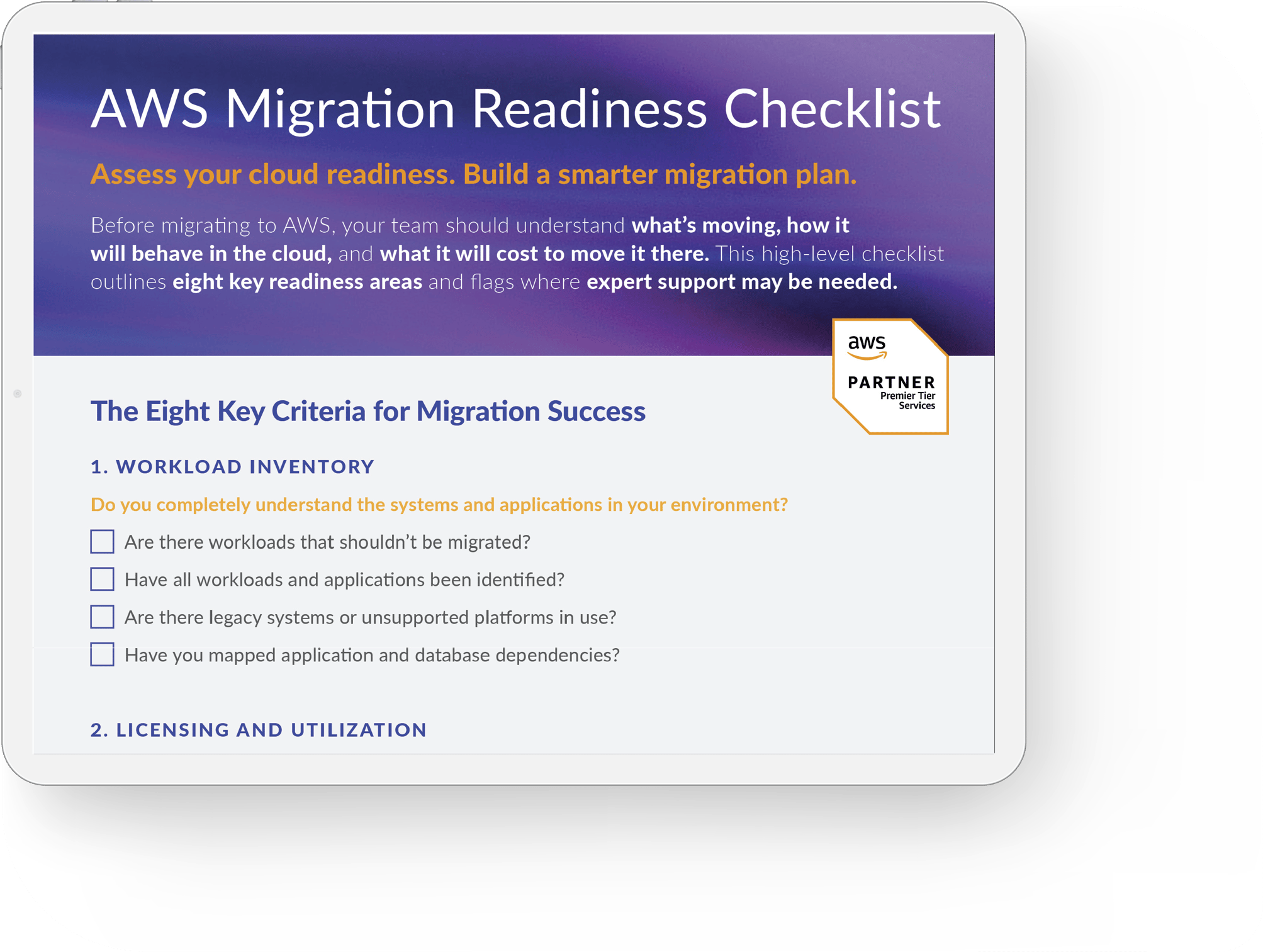 AWS Migration Readiness Checklist